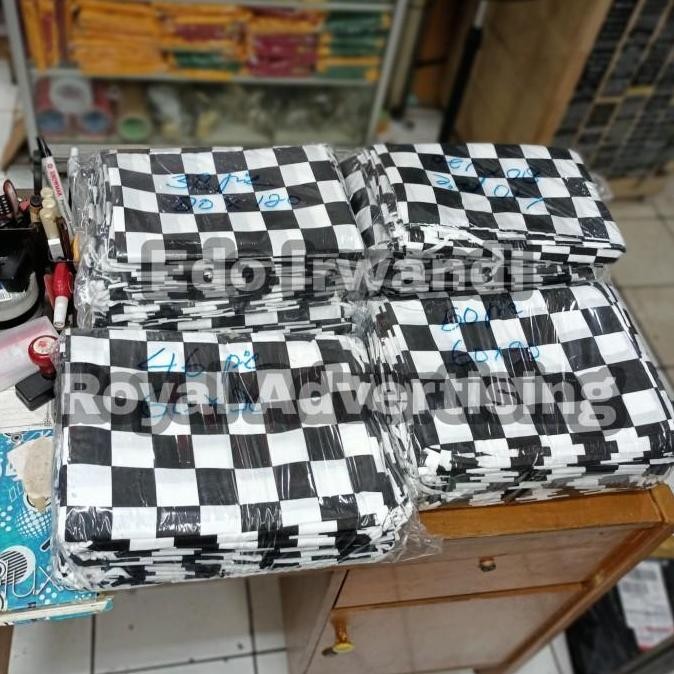 Jual Bendera Start Bendera Finish Bendera Catur 100 cm x 150 cm Ready ...