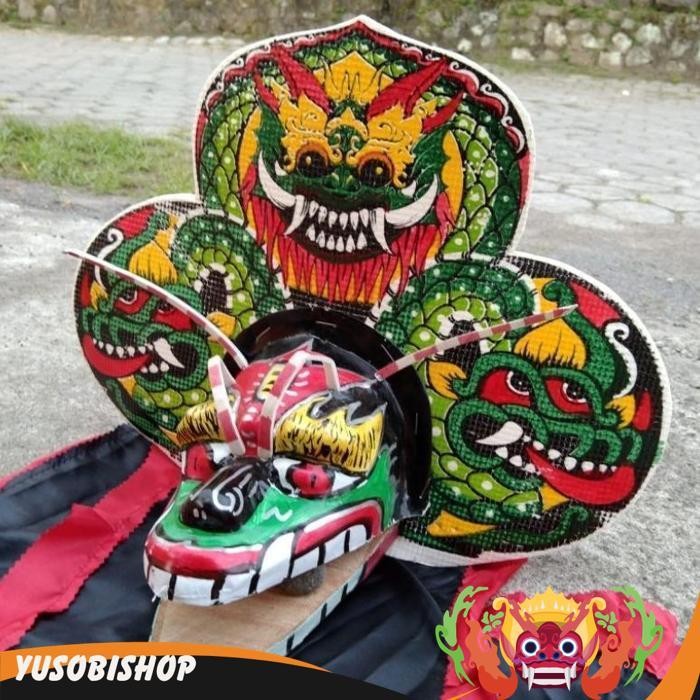 Jual Mainan Tradisional Barongan Caplokan Spon Ijo Anak 1-4 Tahun Kain ...