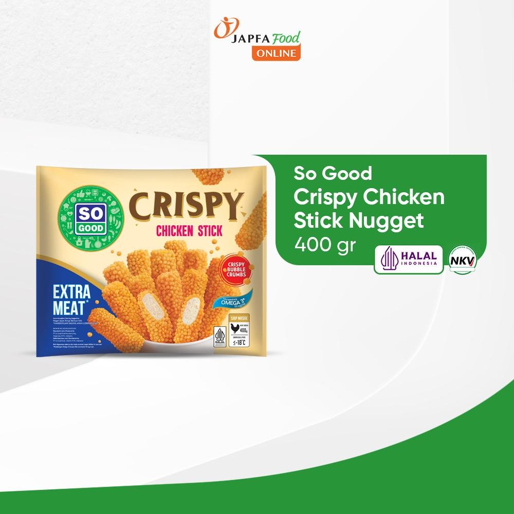 Jual So Good Crispy Chicken Stick Nugget 400gr | Shopee Indonesia
