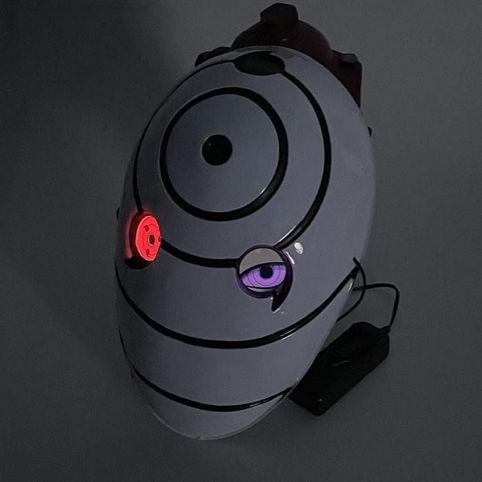 Jual Glowing Naruto Mask Uchiha Bandai Spot Fei Sharingan White Mask ...