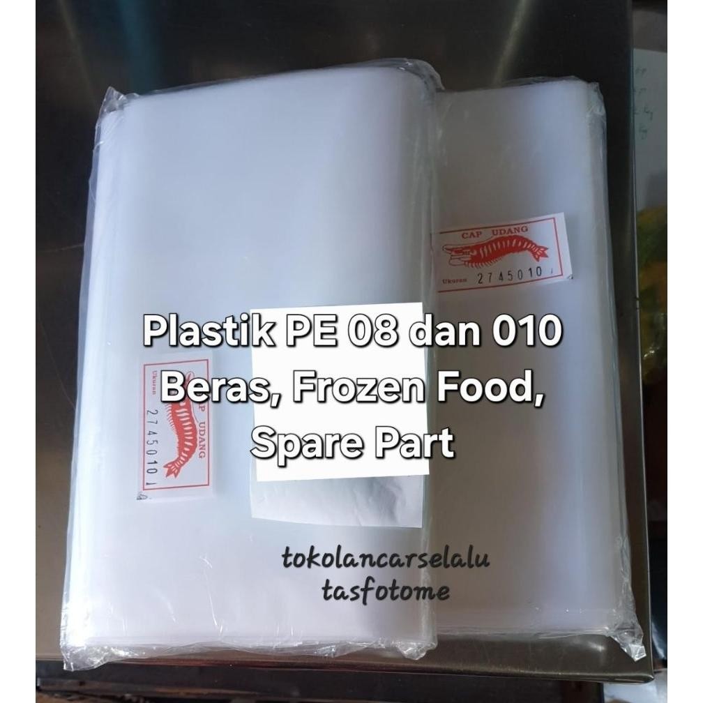 Jual Kekinian Plastik PE Beras Tebal 08 10x17 12x20 15x20 15x25 15x30 ...
