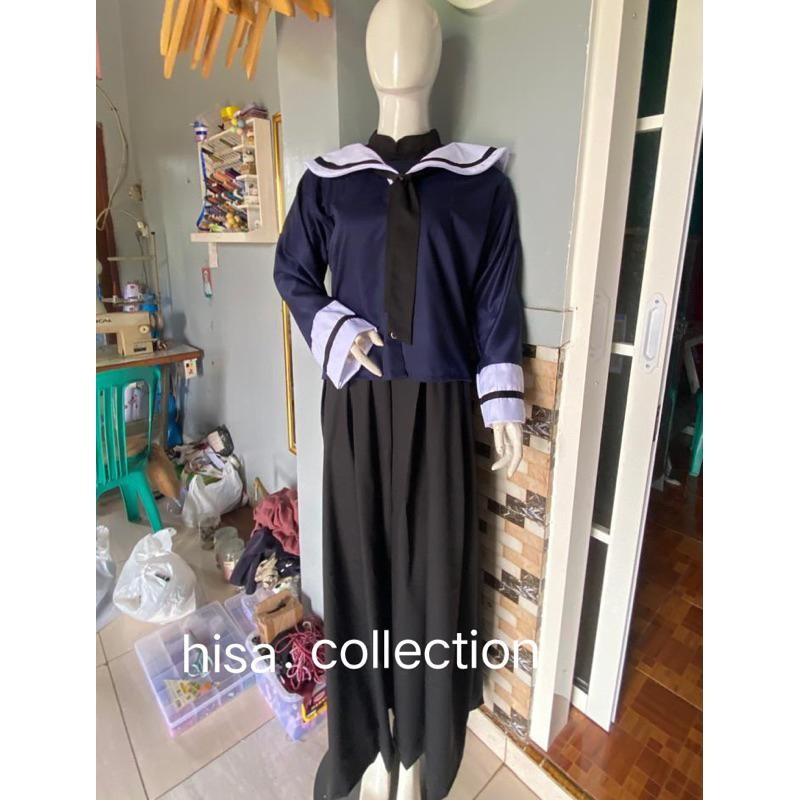 Jual Ac Akane Seifuku Cosplay Muslimah Version Toyobo Fodu | Shopee ...