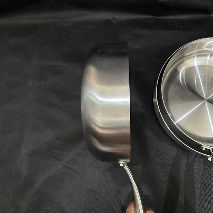 Jual Sautee Pan Frying Pan Stainless Sus 316L 3 Layer Wajan Panci ...
