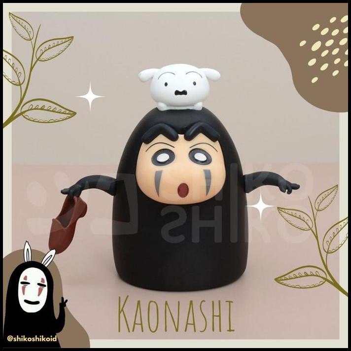 Jual FSCkns Figure Shinchan x Kaonashi Action Figur Shin Chan dan Shiro ...