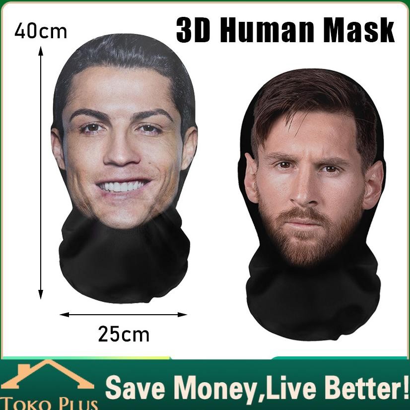 Jual 3D Topeng Halloween Cosplay CR7/Messi/CR/Cristiano Ronaldo 3D ...