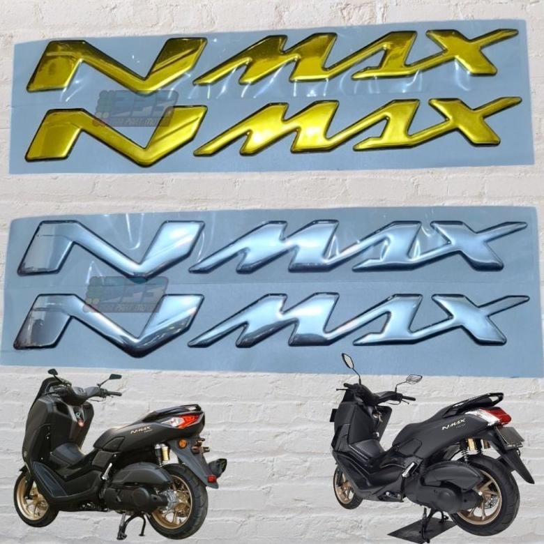 Jual LOGO EMBLEM BODY NMAX OLD DAN NMAX NEW SILVER DAN GOLD SET KANAN ...