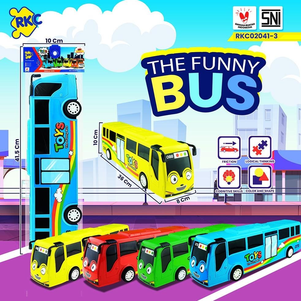 Jual Up15 (Cod) Mainan Anak Mobilan Bus Transjakarta Air Crew Sim ...