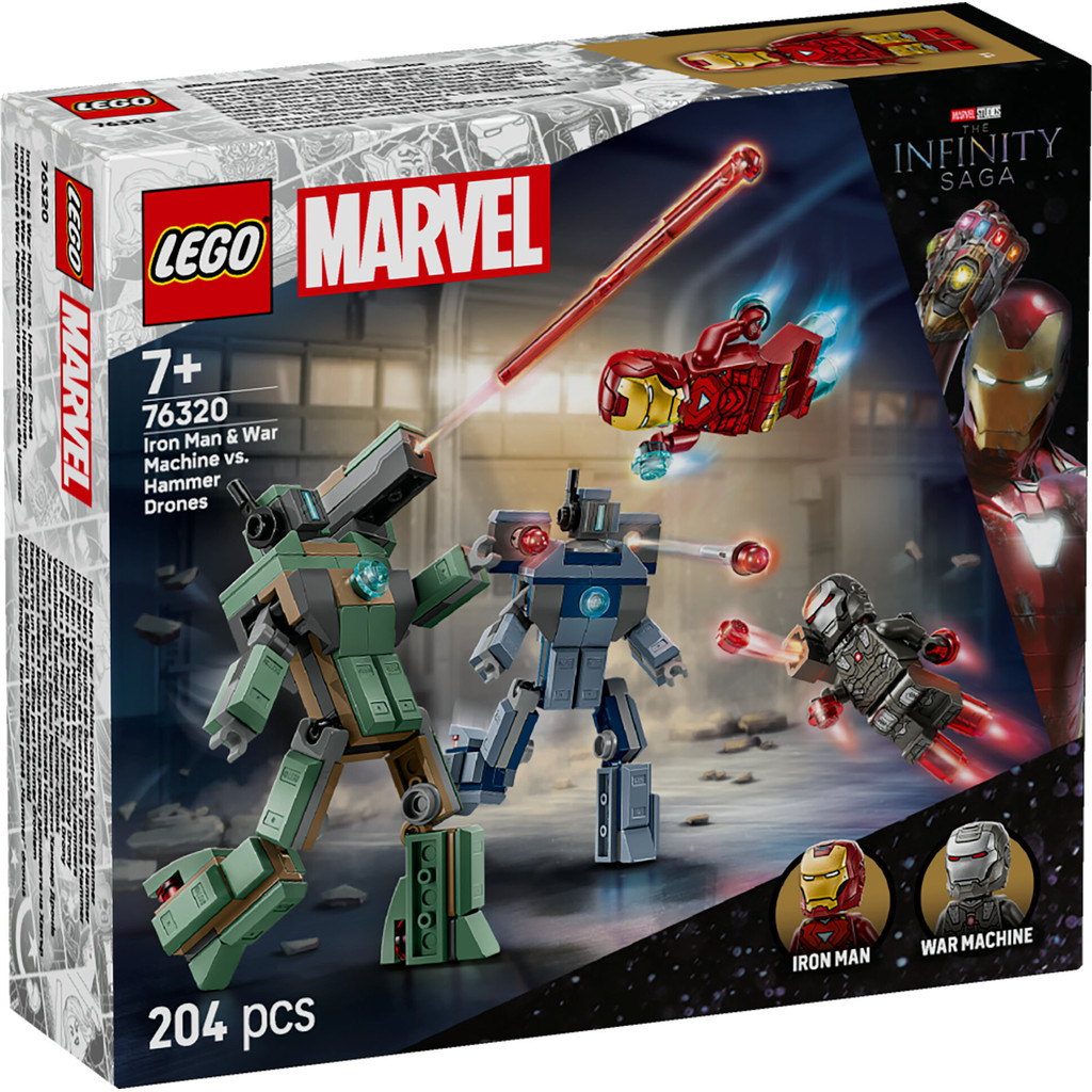 Jual LEGO Super Heroes 76320 Iron Man & War Machine vs. Hammer Drones ...