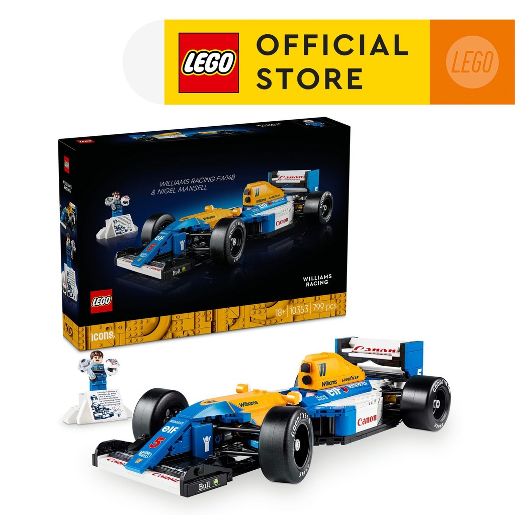 Jual LEGO Icons 10353 Williams Racing FW14B & Nigel Mansell (799 Pieces ...