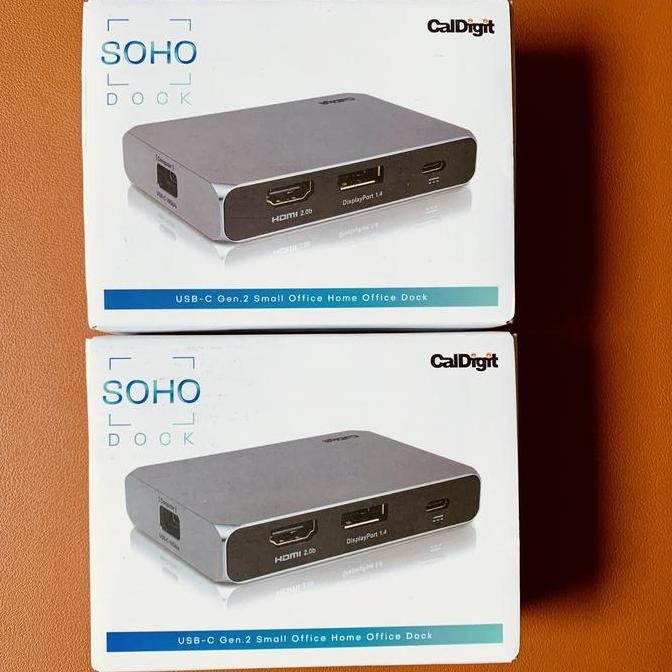 Jual Caldigit SOHO Gen 2 USB C Dock Hub 10Gb/s Dual 4K 60hz Monitor ...
