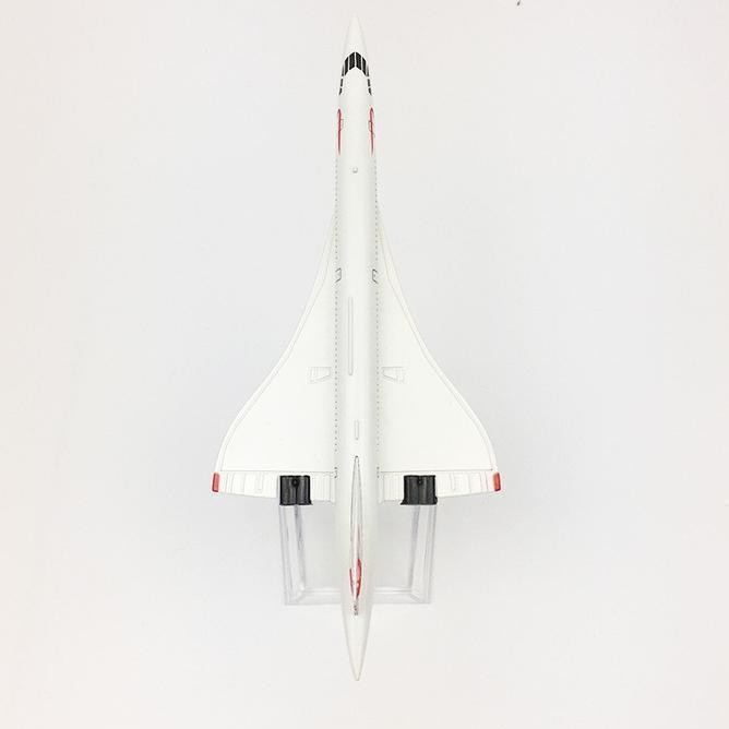 Jual Miniatur Diecast Pesawat British Concorde 16 Cm Full Besi Toy Toy ...