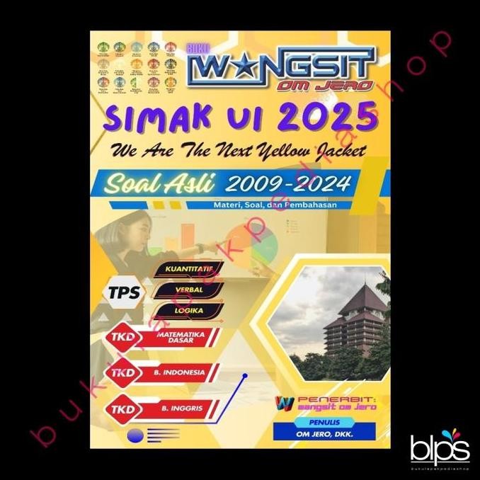 Jual BUKU SIMAK UI 2025 - BUKU WANGSIT OM JERO UTBK SNBT SIMAK UI 2025 | Shopee Indonesia