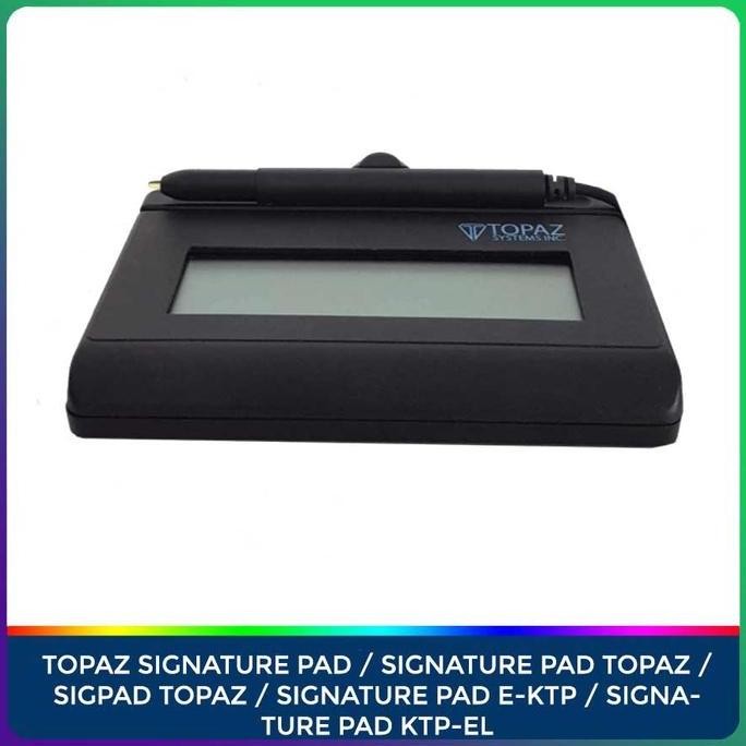 Jual Topaz Signature Pad / Signature Pad E-Ktp / Signature Pad Ktp-El ...