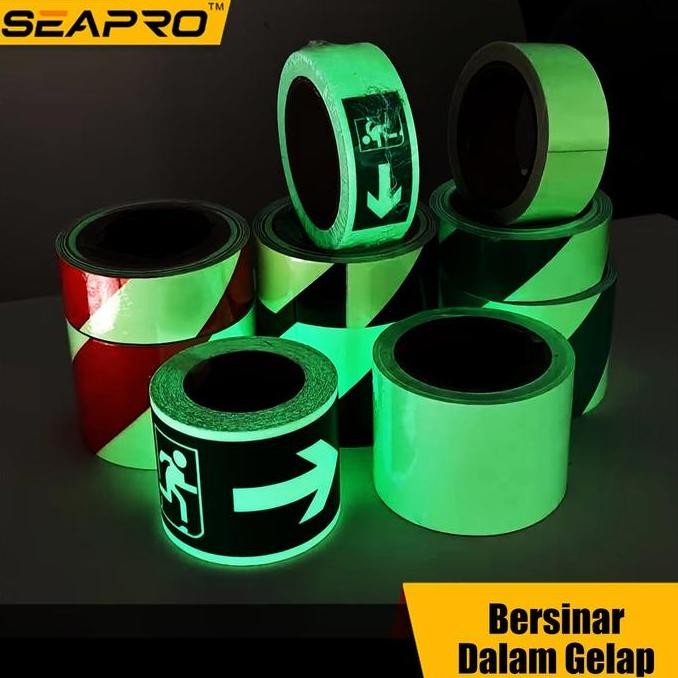 Jual 332024 332028 Self-Adhesive Wayfinding Tape Fluorescent Jalur ...