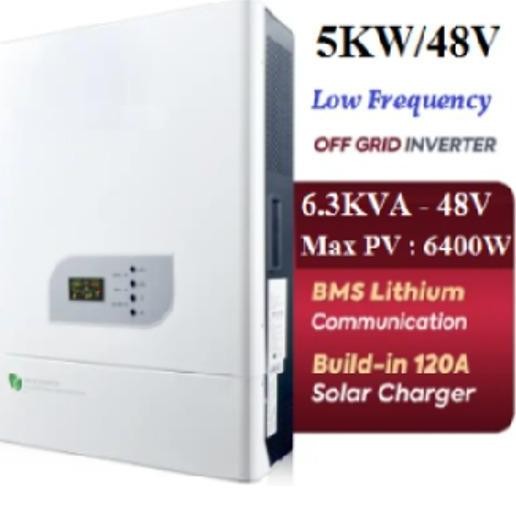 Jual PURE SINE WAVE SOLAR INVERTER PSW HYBRID 6,3KVA/48V ; 5KVA/48V LOW ...