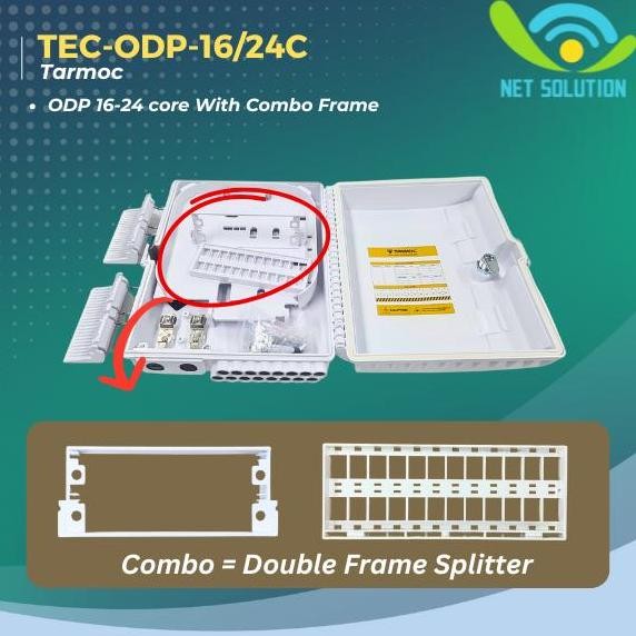 Jual Tarmoc Fiber Optic Odp 16 Core Plc Box Cassete Splitter Double ...