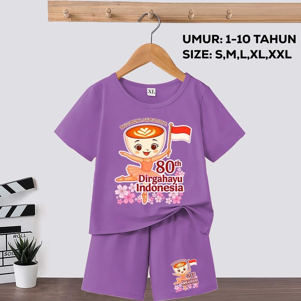 Jual Limited - Baju 17 Agustus Ballerina Cappuccina Anak Perempuan Umur 1-10 Tahun Stelan ...