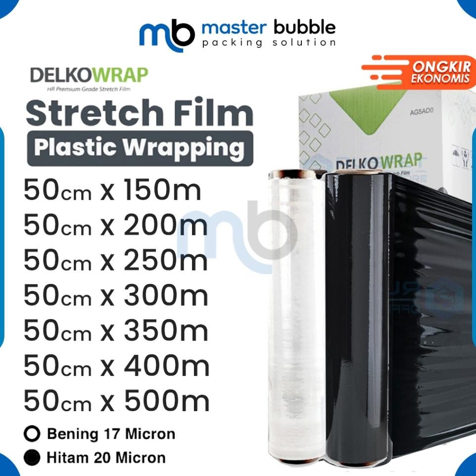 Jual Plastik Wrapping Barang Stretch Film Lebar 50Cm Clear Bla Bening ...