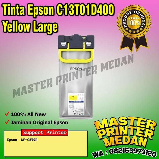 Jual Buruan serbu] Tinta Epson WF-C579R C13T01D100 BLACK LARGE | Shopee ...