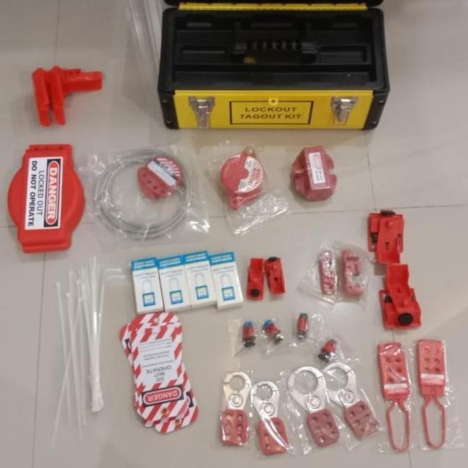 Jual populer] Lockout Tagout - Lock Out Tag Out Kit Safety Padlocks ...