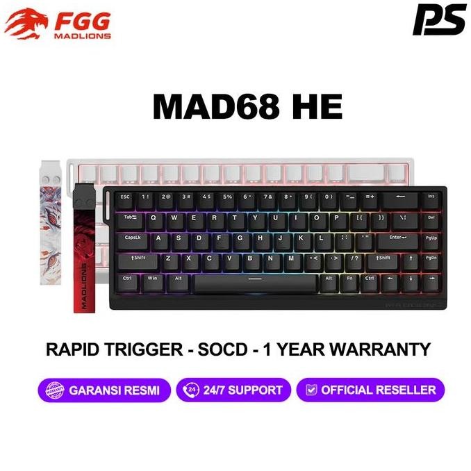 Jual Vgn Madlions Mad68 He Rgb - Rapid Trigger - Hall Effect - Socd ...