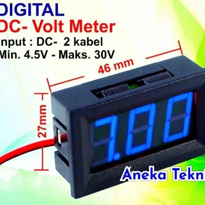 Jual *****] Digital Voltmeter volt meter Digital 0,56 0.56 inch 4.5 ...