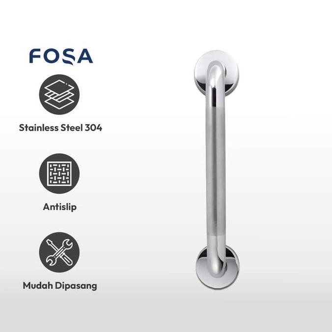 Jual AZKO Fosa Handle Kamar Mandi Grab Bar Pegangan Kamar Mandi Tiang ...