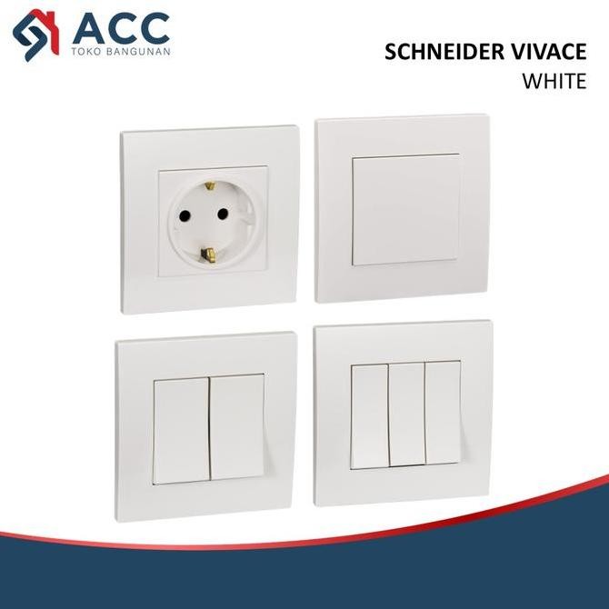 Jual Schneider Vivace Saklar Stop Kontak Frame Allshop | Shopee Indonesia