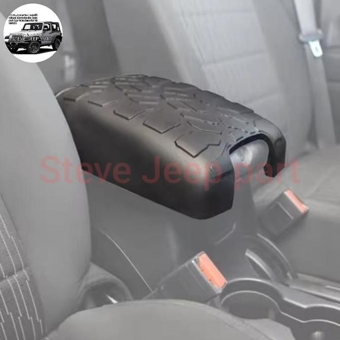 Jual NEW Cover center console box pad armrest Jeep Wrangler Rubicon JK ...