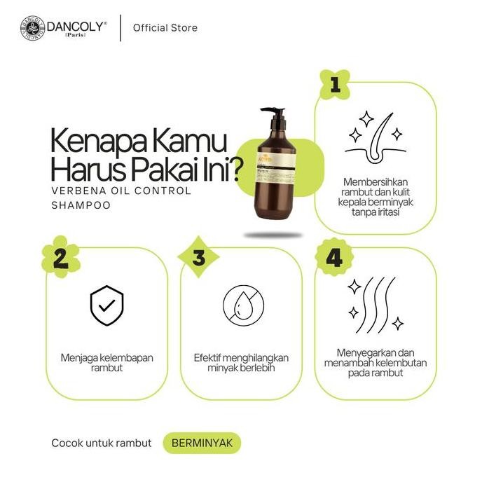 Jual NEW Dancoly Verbena Oil Control Shampoo ( for oily hair ) | Shopee ...