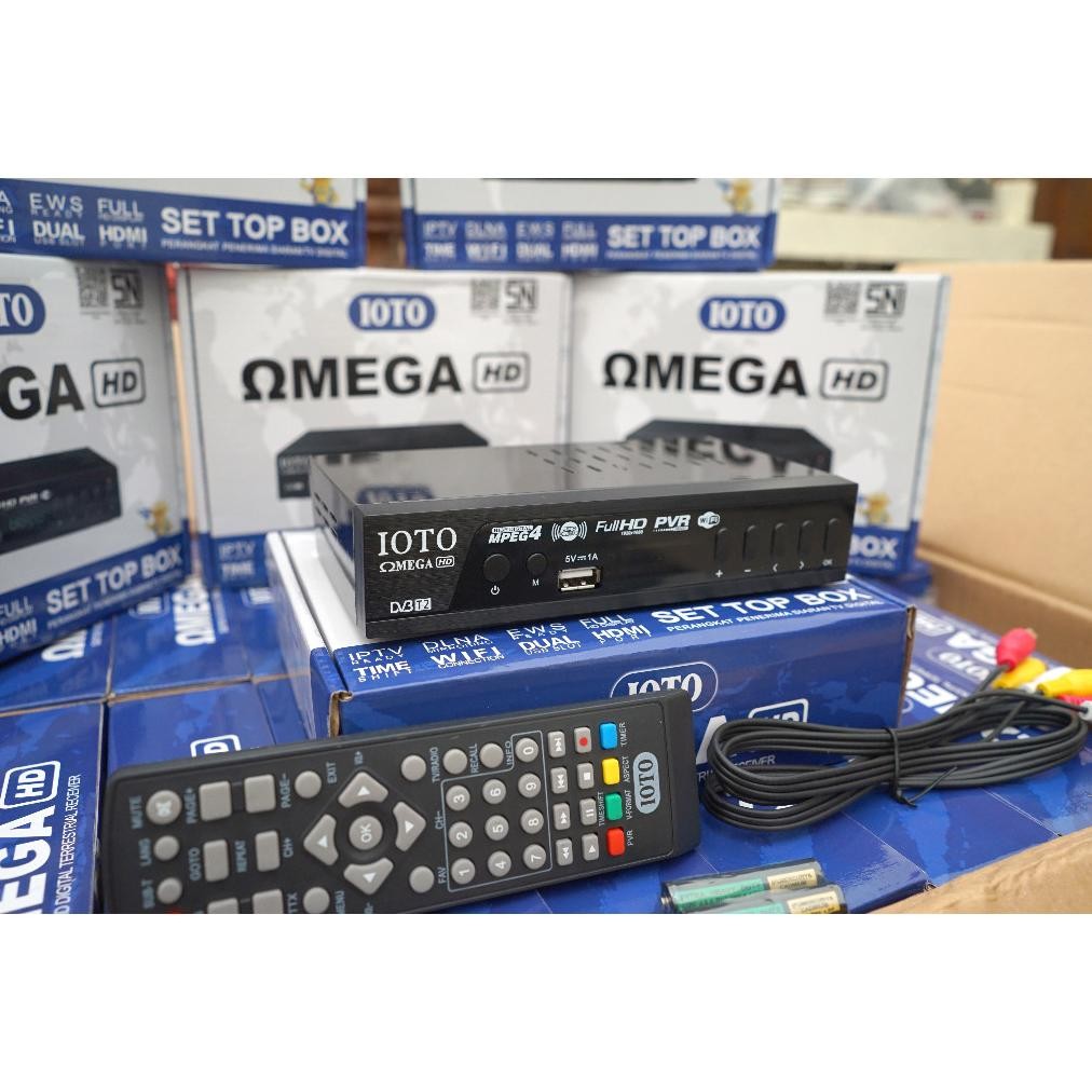 Jual Set Top Box Stb Ioto Omega & Freebox Dvb-T2 H-1 Se Versi Baru 2 ...