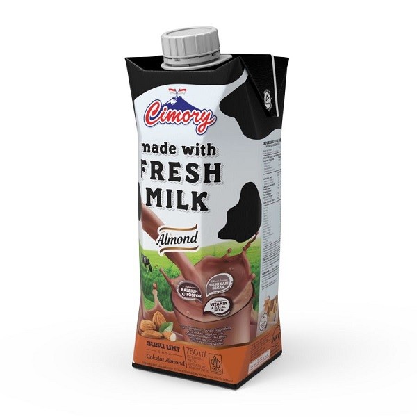 Jual CIMORY UHT MILK ALMOND 750 ML | Shopee Indonesia