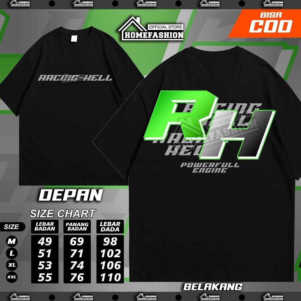 Jual Promo Kaos Motor Racing Hell Rh Racing Hell Limited Edition Kaos ...