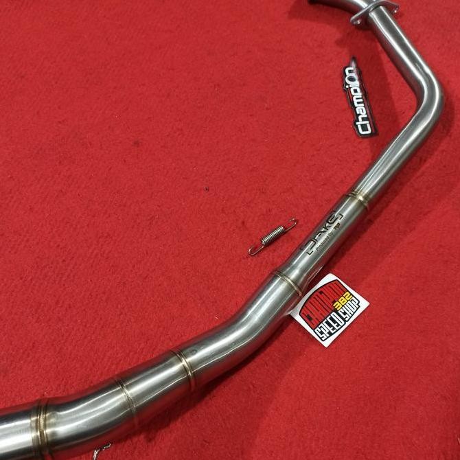 Jual Pipa Header Kit Leher Knalpot Inlet 54mm Drake R9 Yamaha R15 V3 ...