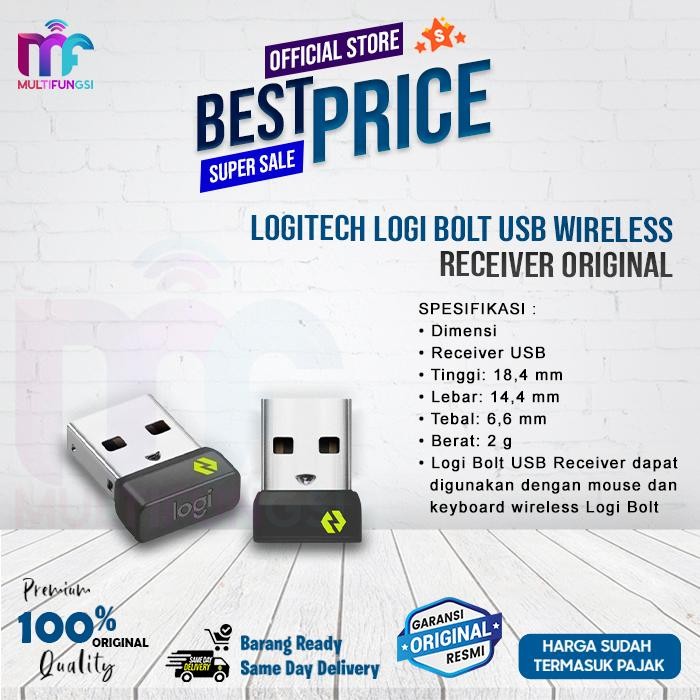 Jual Ms Logitech Logi Bolt Usb Wireless Receiver Original | Shopee ...