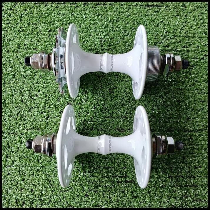 Jual Hub Freehub Formula Fixie BMX 32 Hole Bearing Putih Cog Lockring ...