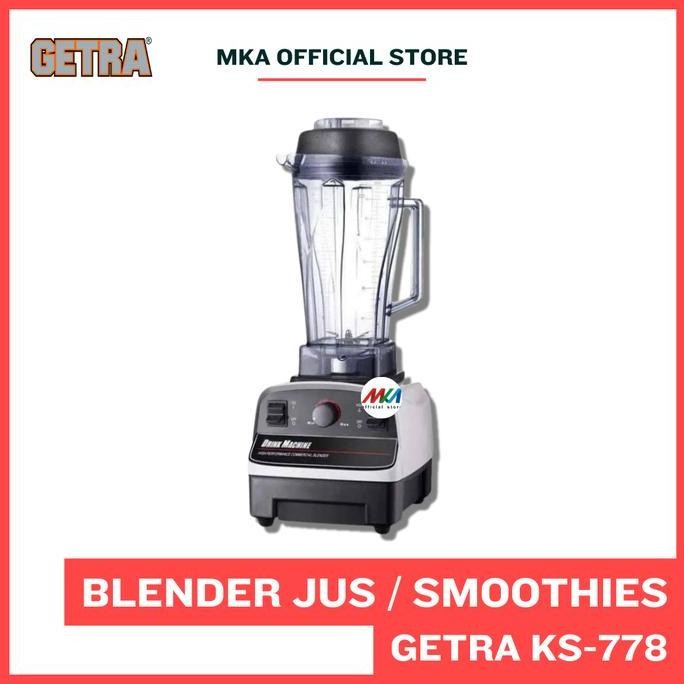 Jual Getra Heavy Duty Smoothies Machine Ks-778 / Blender Ks778 | Shopee ...