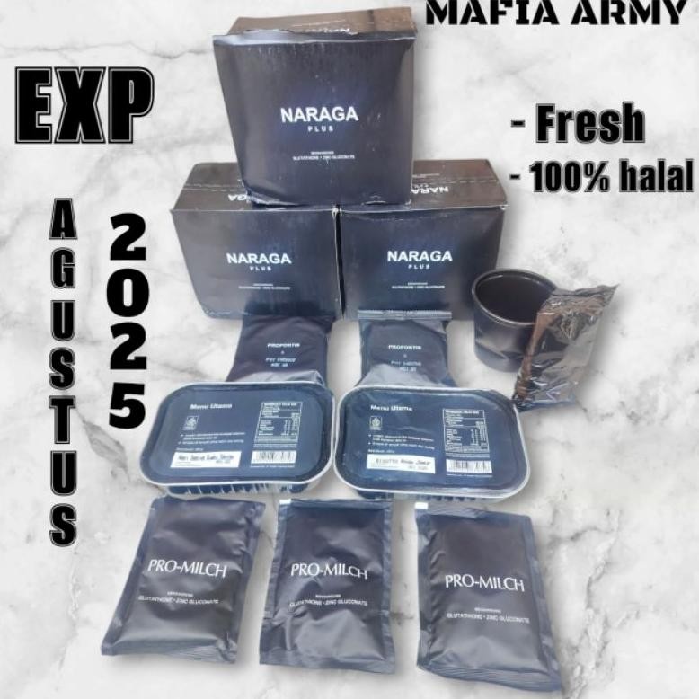 Jual Promo Ransum Satu Paket Dus / Naraga Plus TNI Satu Paket / Satu ...