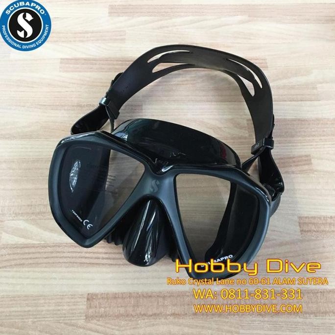 Jual Scubapro Dive Mask Spectra Full Black - Scuba Diving Alat Diving ...