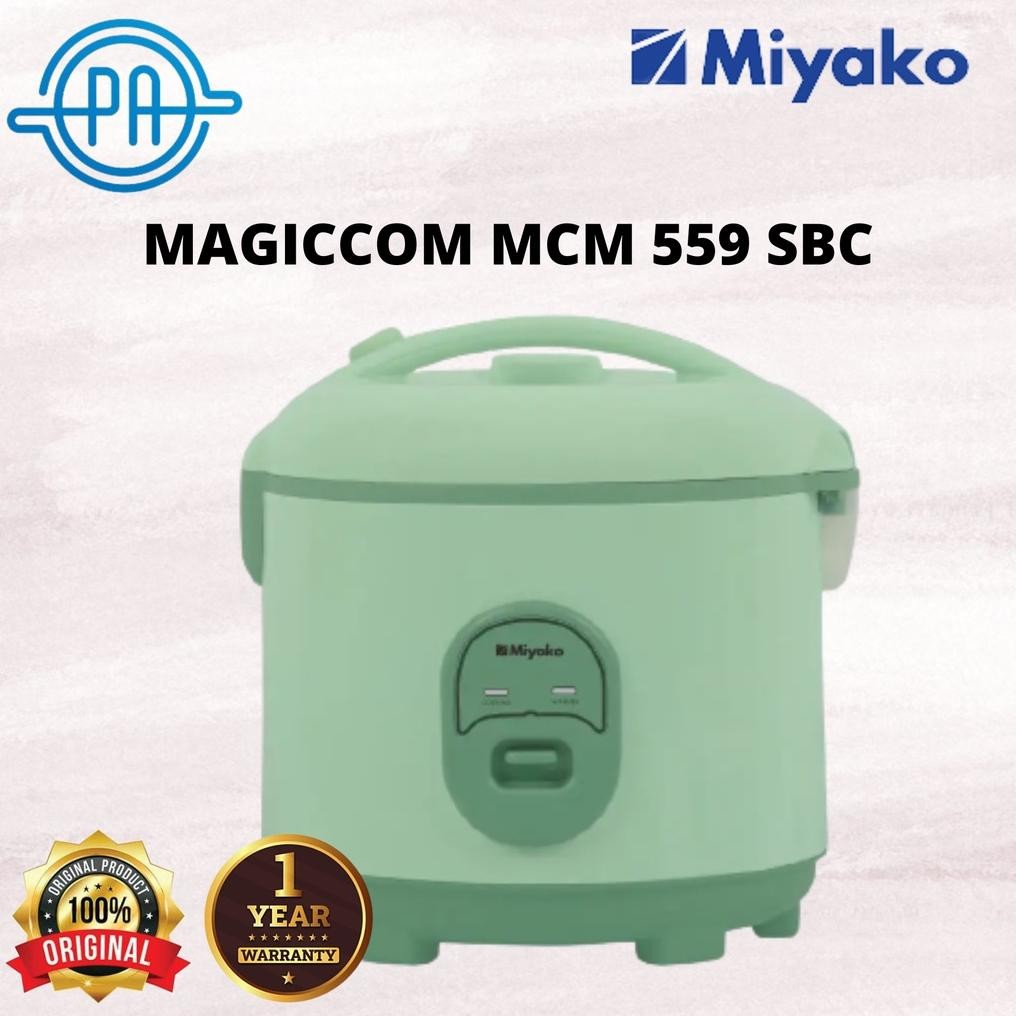 Jual MAGIC COM MIYAKO MCM 559 SBC / MCM559 SBC / RICE COOKER MIYAKO 2 ...