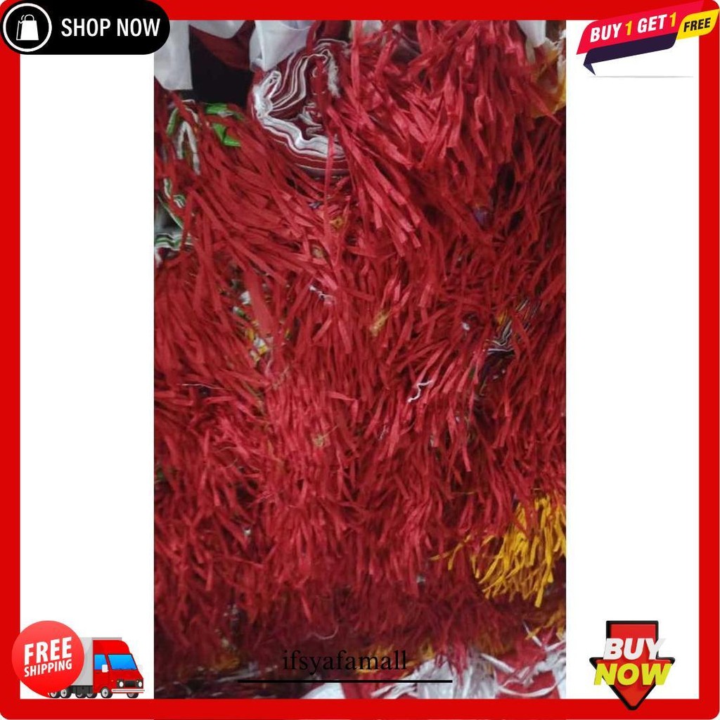 Jual (10Pis) Bendera Umbul Umbul Garida Merah Putih Bahan Peles Premium ...