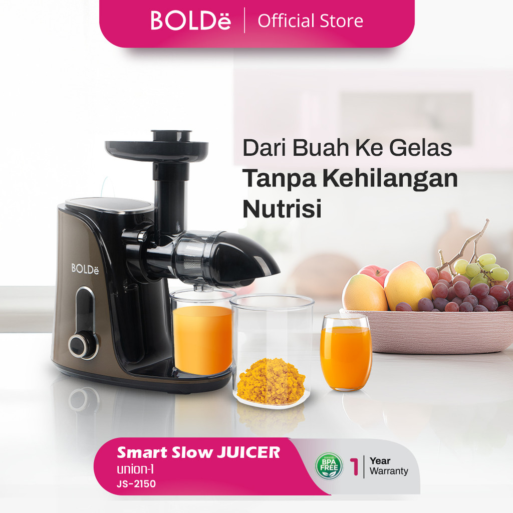 Jual BOLDe Pembuat Jus / Juicer Super Smart Slow Union | Shopee Indonesia