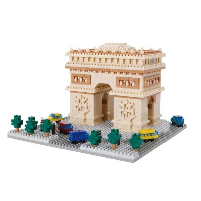 Jual Nanoblock Kawada #NBM 045 Arc De Triomphe De L'Etoile Deluxe Edition | Shopee Indonesia
