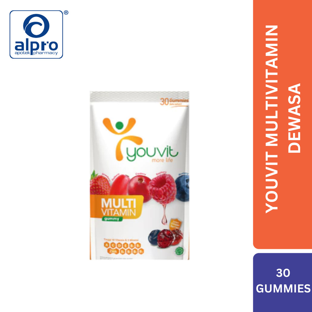 Jual Youvit Multivitamin Dewasa 120G 30S | Shopee Indonesia