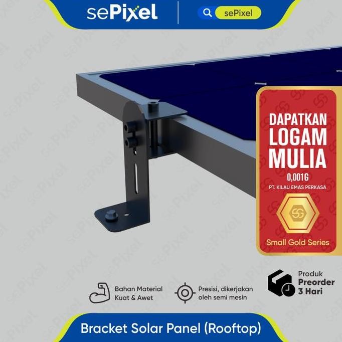 Jual BRACKET PANEL SURYA ATAP RUMAH - DUDUKAN SOLAR PANEL ROOFTOP ...