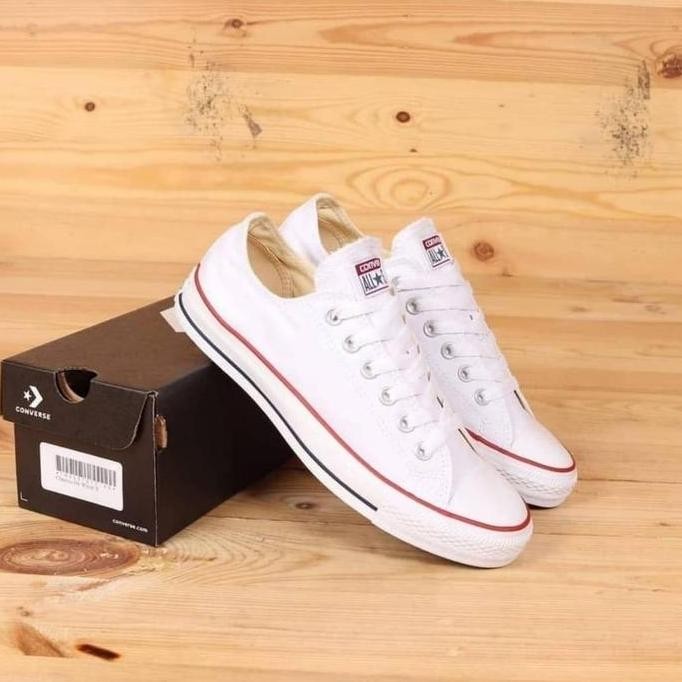 Jual Sepatu Converse All Star Clasic Low France Putih Biru Merah 36-43 ...