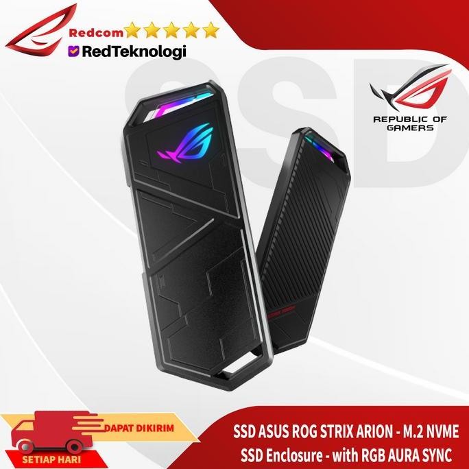 Jual SSD ASUS ROG STRIX ARION - M.2 NVME SSD Enclosure - with RGB AURA ...