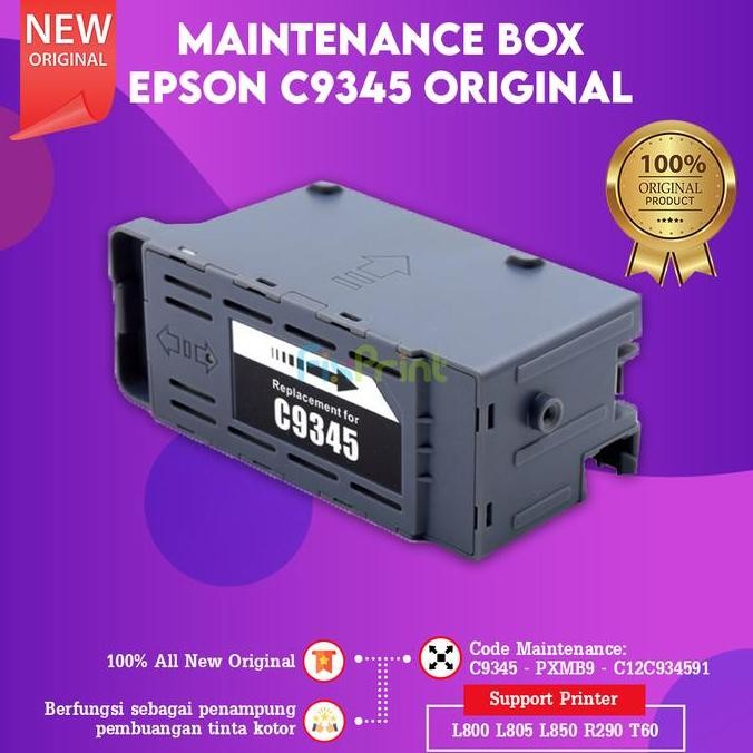 Jual Epson C9345 Maintenance Box Printer Ecotank L15150 L15160 M15140 New Stok | Shopee Indonesia