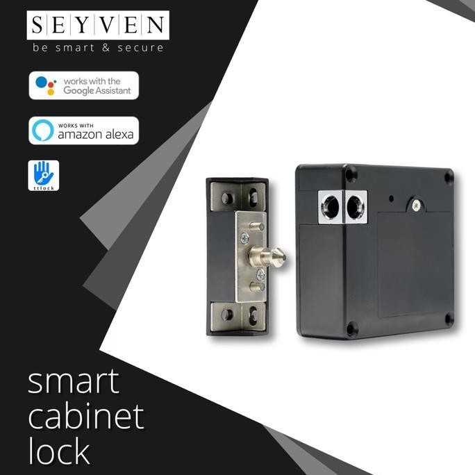 Jual New SEYVEN Smart Cabinet Lock RFID APP - Kunci Lemari Tanpa Lubang ...