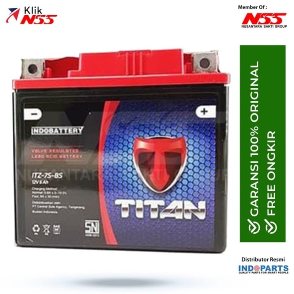 Jual Aki Motor IDP INDOPART MF BATTERY GTZ7S | ITZ-7S-BS-T | Shopee ...